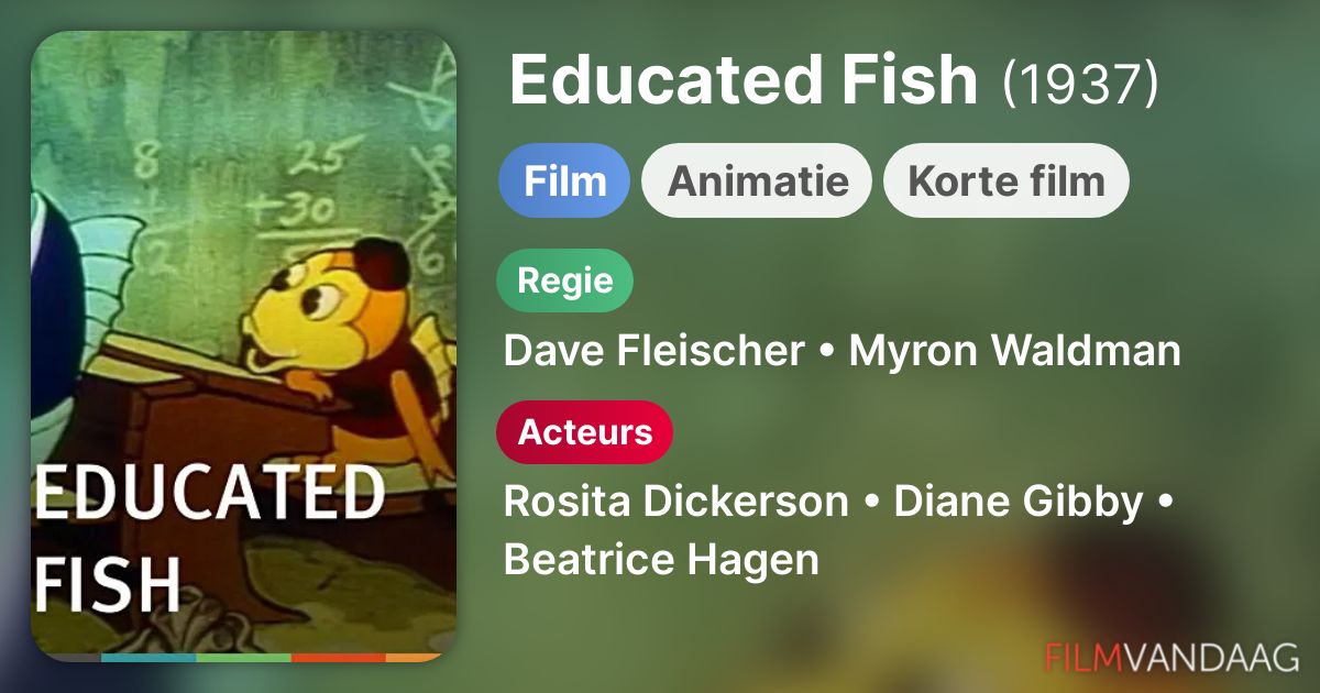 Educated Fish (film, 1937) - FilmVandaag.nl