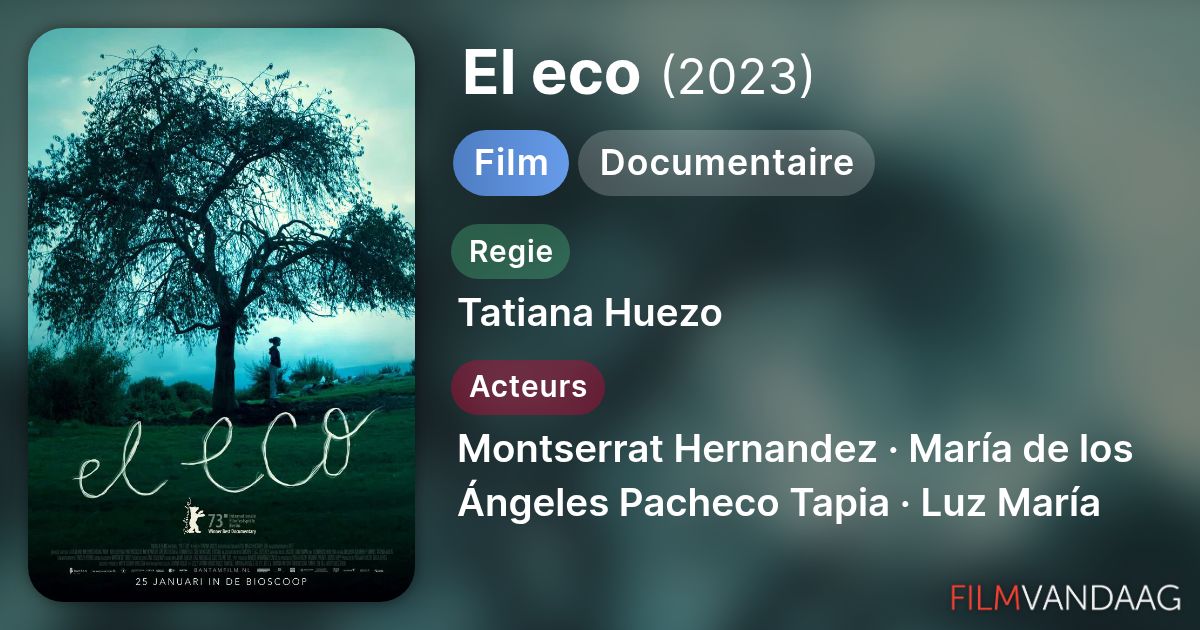 El eco (film, 2023) - FilmVandaag.nl