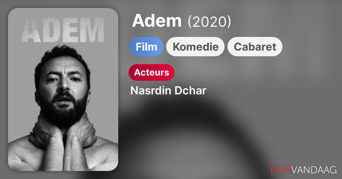 Adem (film, 2020) - FilmVandaag.nl