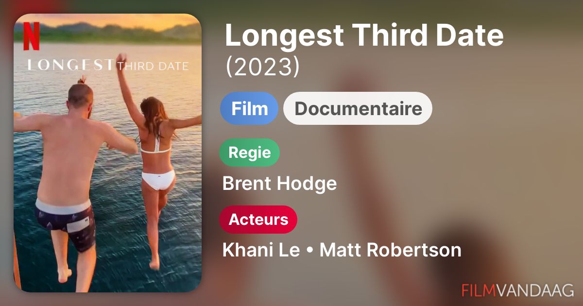 Longest Third Date (film, 2023) - FilmVandaag.nl