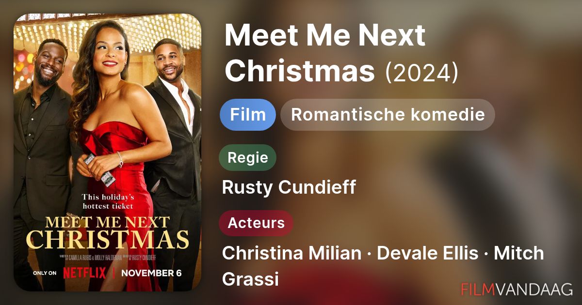 Meet Me Next Christmas (film, 2024) - FilmVandaag.nl