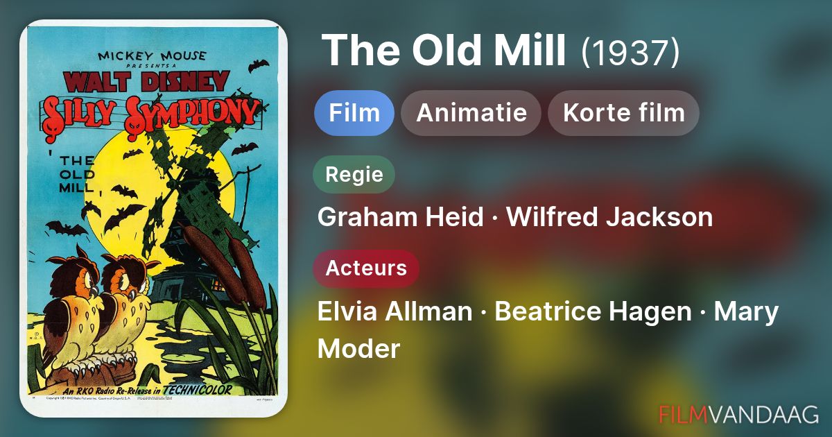 The Old Mill (film, 1937) - FilmVandaag.nl