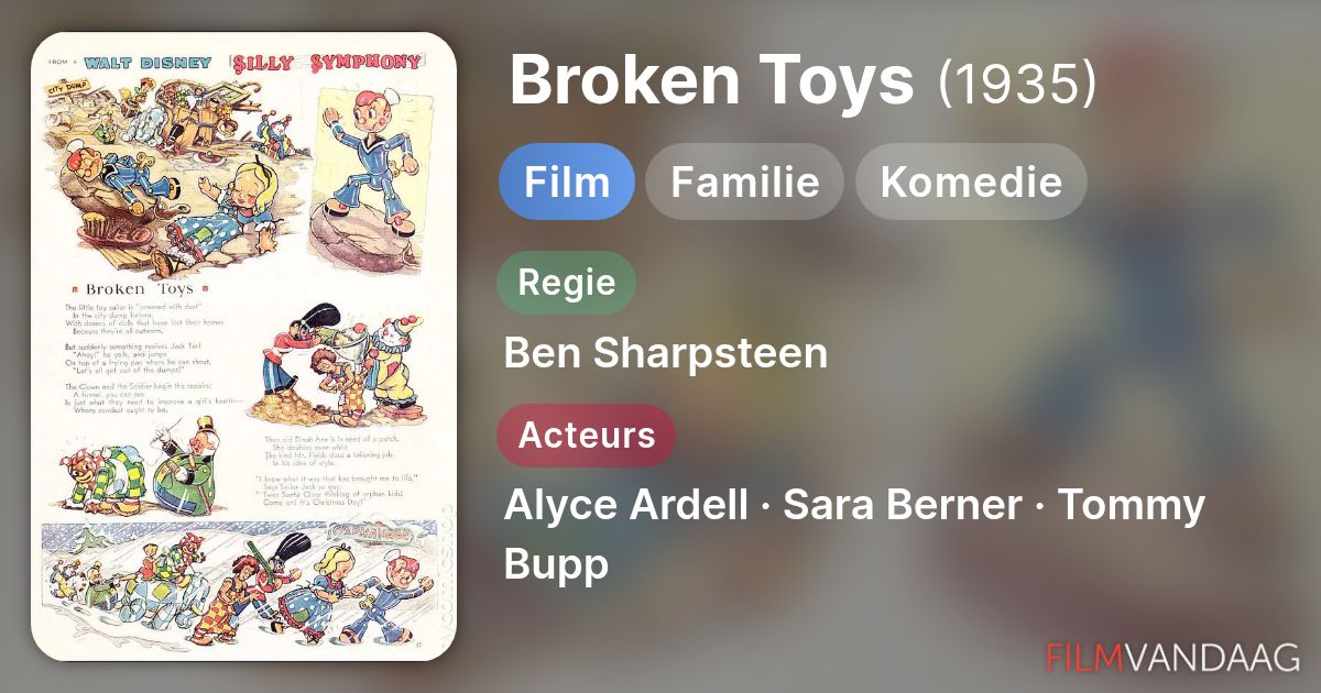 Broken Toys (film, 1935) - FilmVandaag.nl