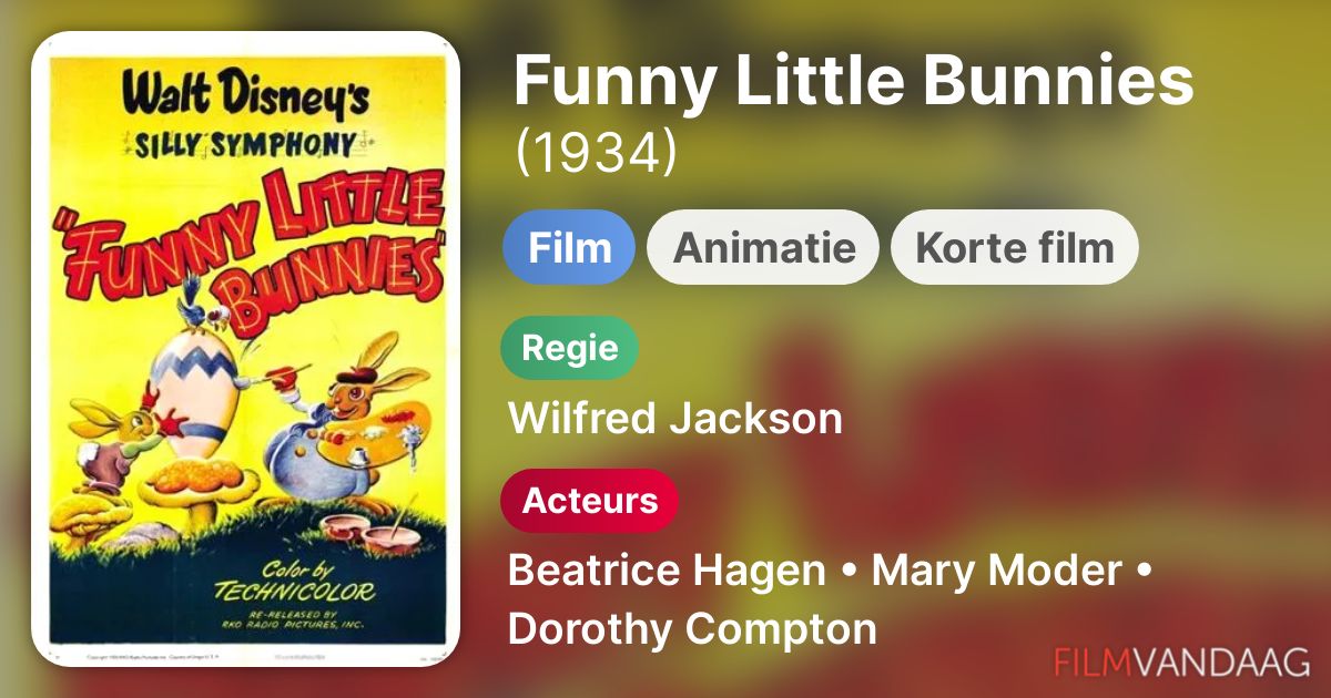 Funny Little Bunnies (film, 1934) - FilmVandaag.nl