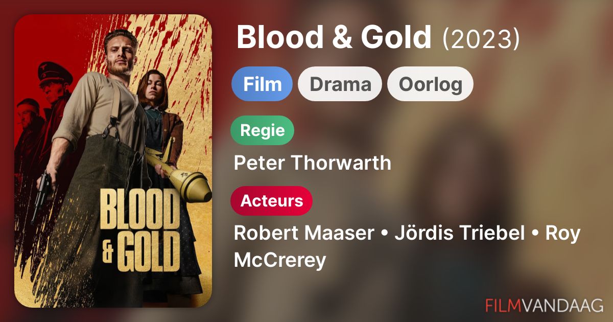 Blood and Gold (film, 2023) - FilmVandaag.nl