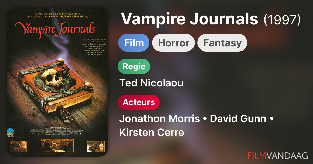 Vampire Journals (film, 1997) - FilmVandaag.nl