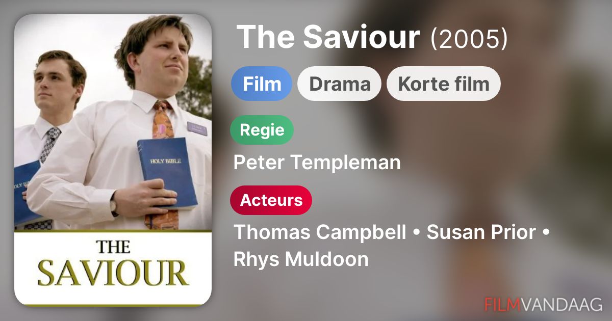 The Saviour (film, 2005) - FilmVandaag.nl