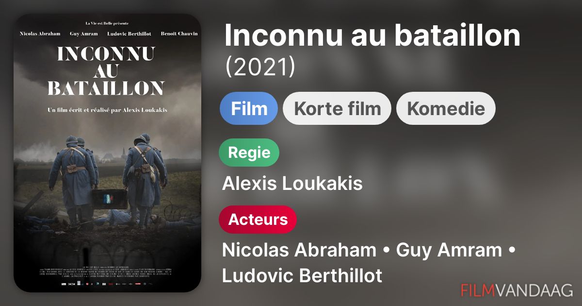 Inconnu au bataillon (film, 2021) - FilmVandaag.nl