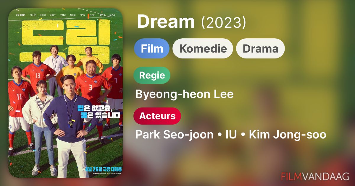 Dream (film, 2023) - FilmVandaag.nl