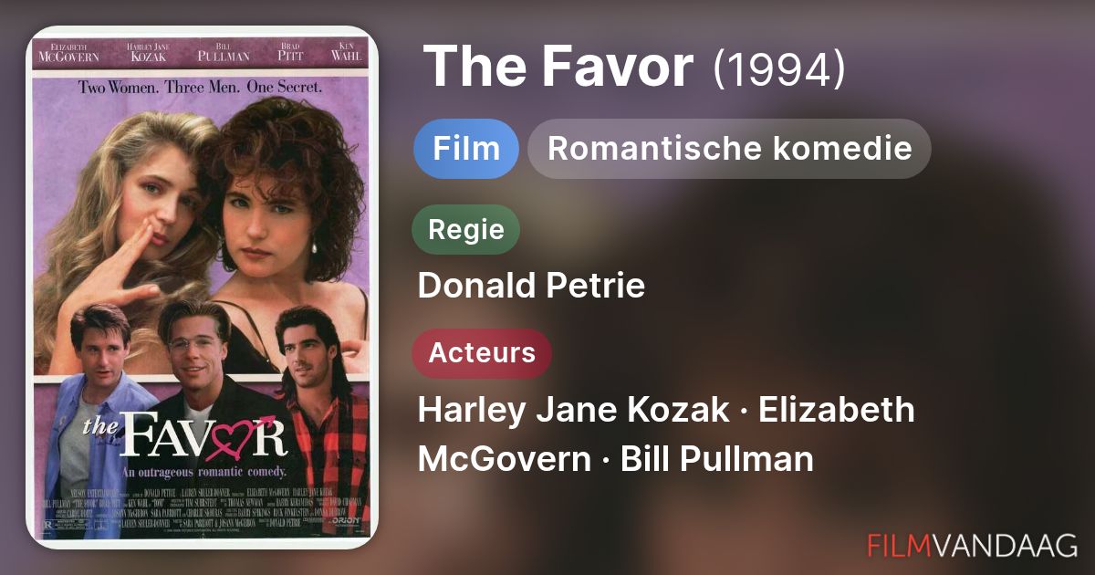 The Favor (film, 1994) - FilmVandaag.nl