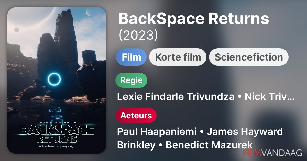 BackSpace Returns (film, 2023) - FilmVandaag.nl