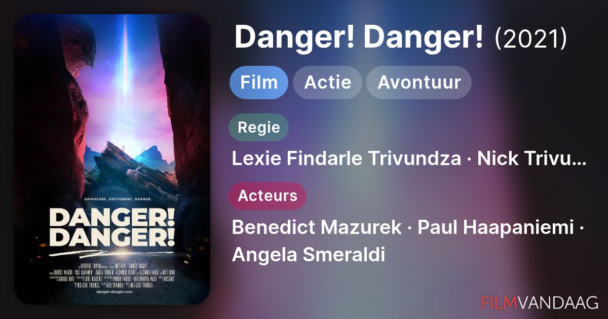Danger! Danger! (film, 2021) - FilmVandaag.nl