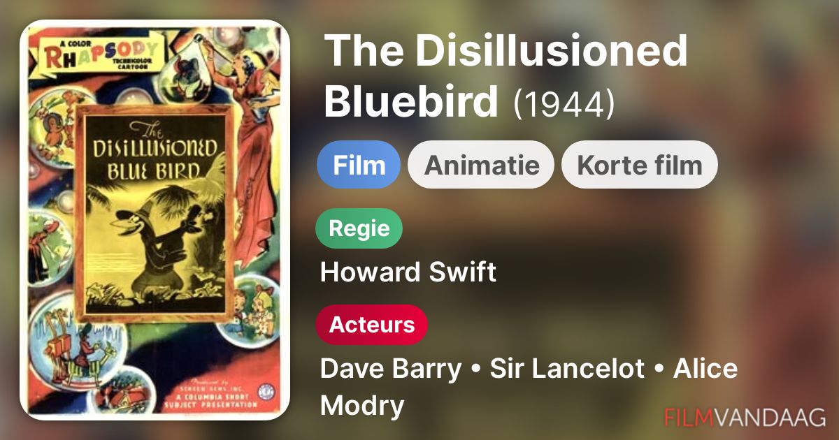 The Disillusioned Bluebird (film, 1944) - FilmVandaag.nl