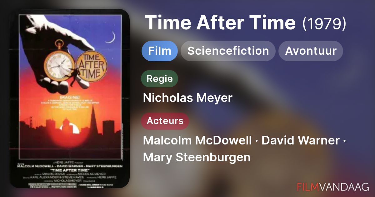 Time After Time (film, 1979) - FilmVandaag.nl