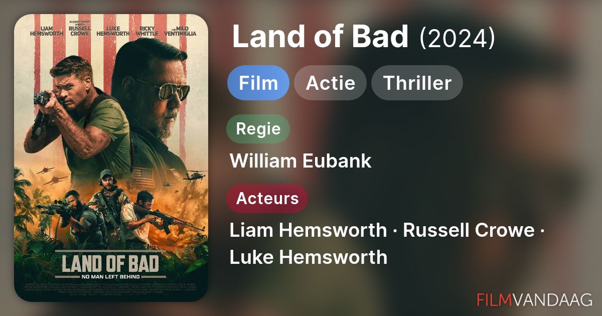 Land of Bad (film, 2024) - FilmVandaag.nl