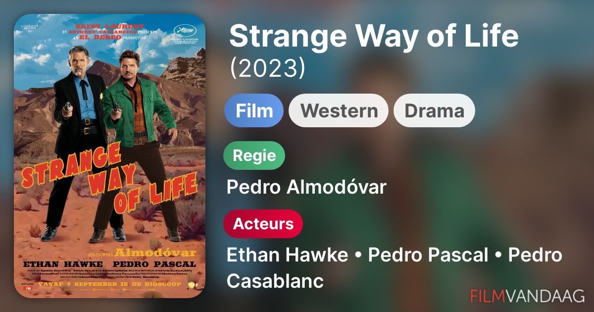 Strange Way of Life (film, 2023) - FilmVandaag.nl