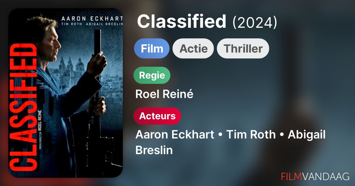 Classified (film, 2024) - FilmVandaag.nl