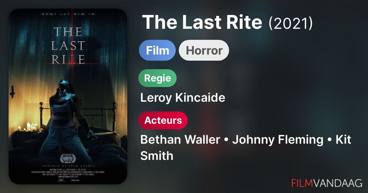 The Last Rite (film, 2021) - FilmVandaag.nl