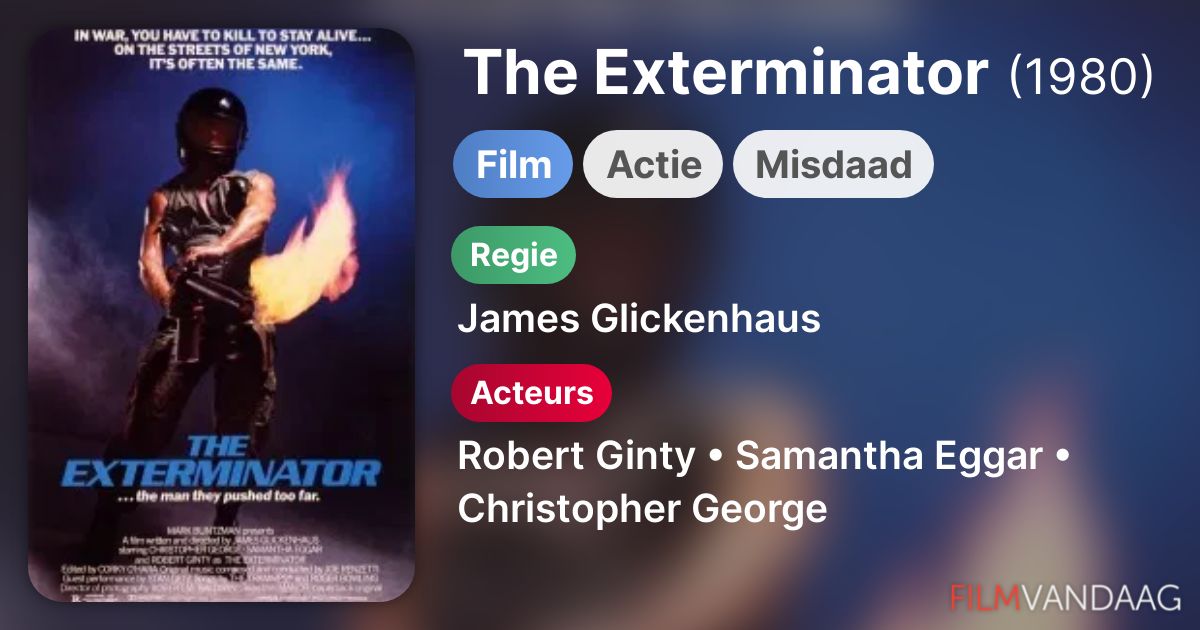 The Exterminator (film, 1980) - FilmVandaag.nl