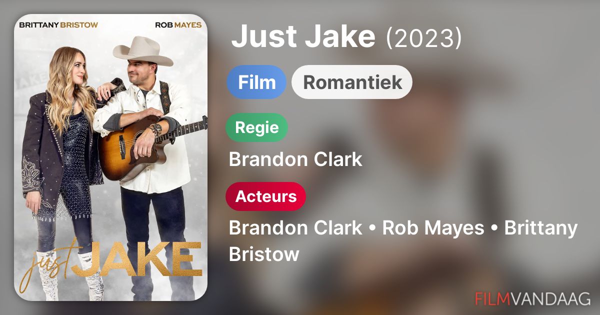 Just Jake (film, 2023) - FilmVandaag.nl