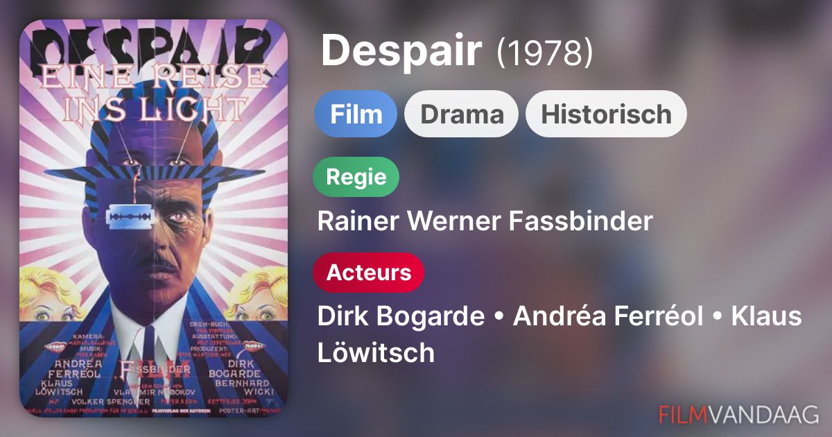 Despair (film, 1978) - FilmVandaag.nl