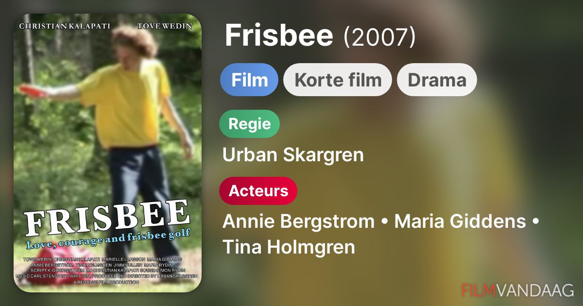 Frisbee (film, 2007) - FilmVandaag.nl