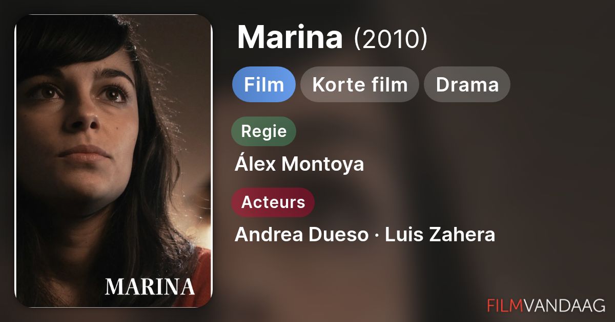 Marina (film, 2010) - FilmVandaag.nl