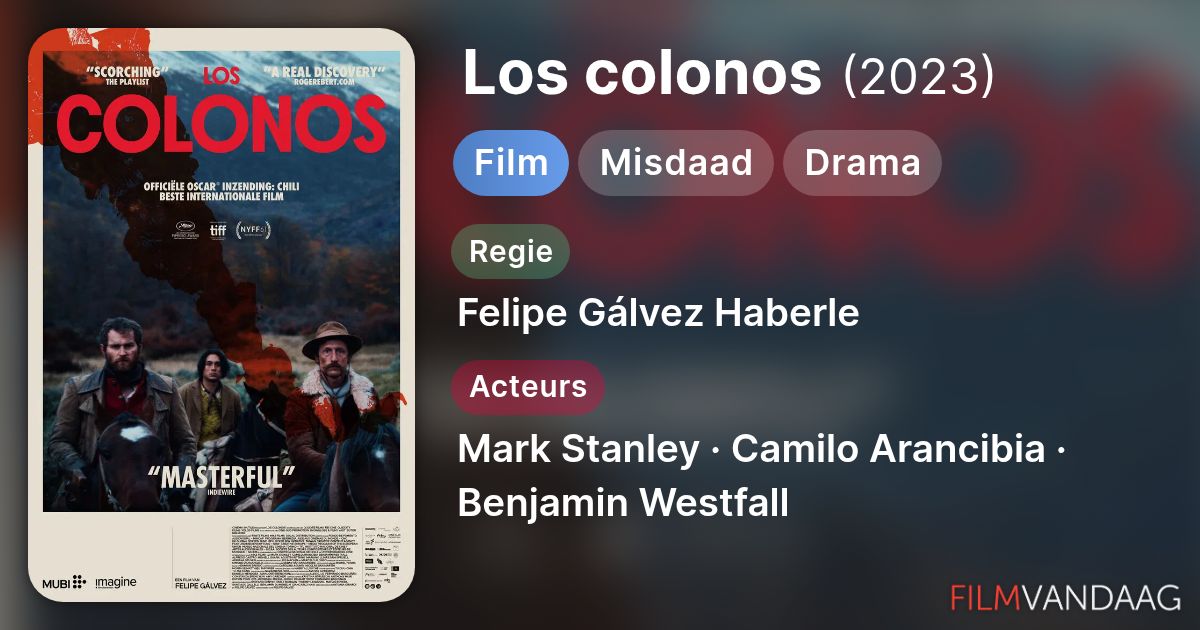 Los colonos (film, 2023) - FilmVandaag.nl