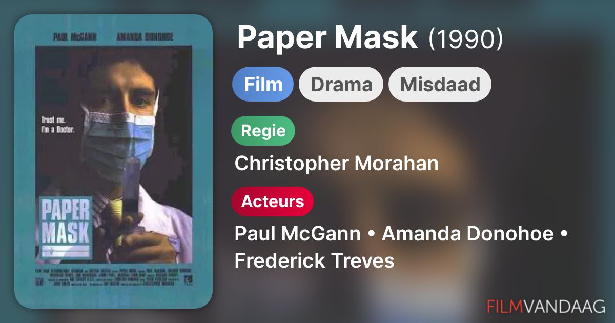 Paper Mask (film, 1990) - FilmVandaag.nl