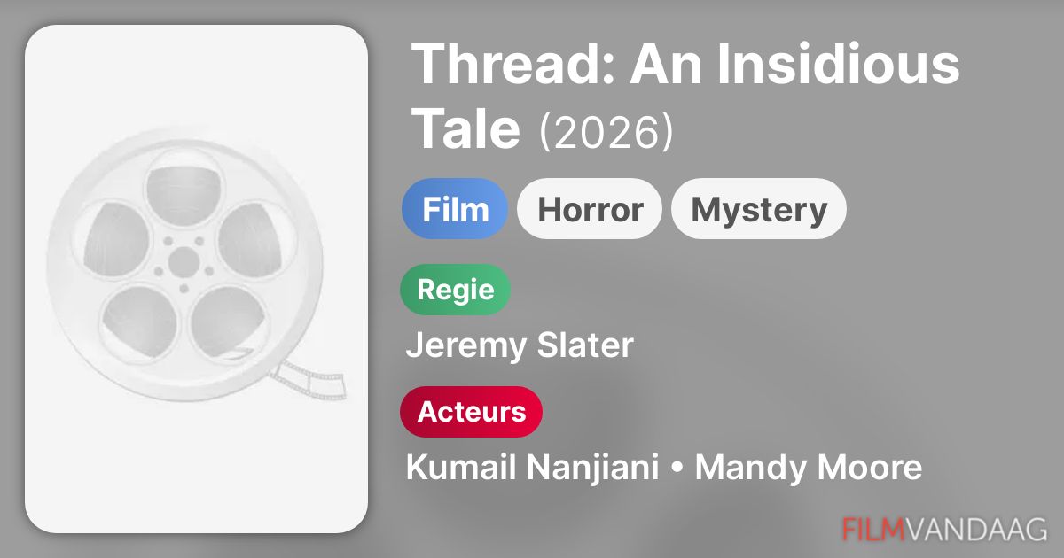 Nieuws over Thread: An Insidious Tale (film) - FilmVandaag.nl