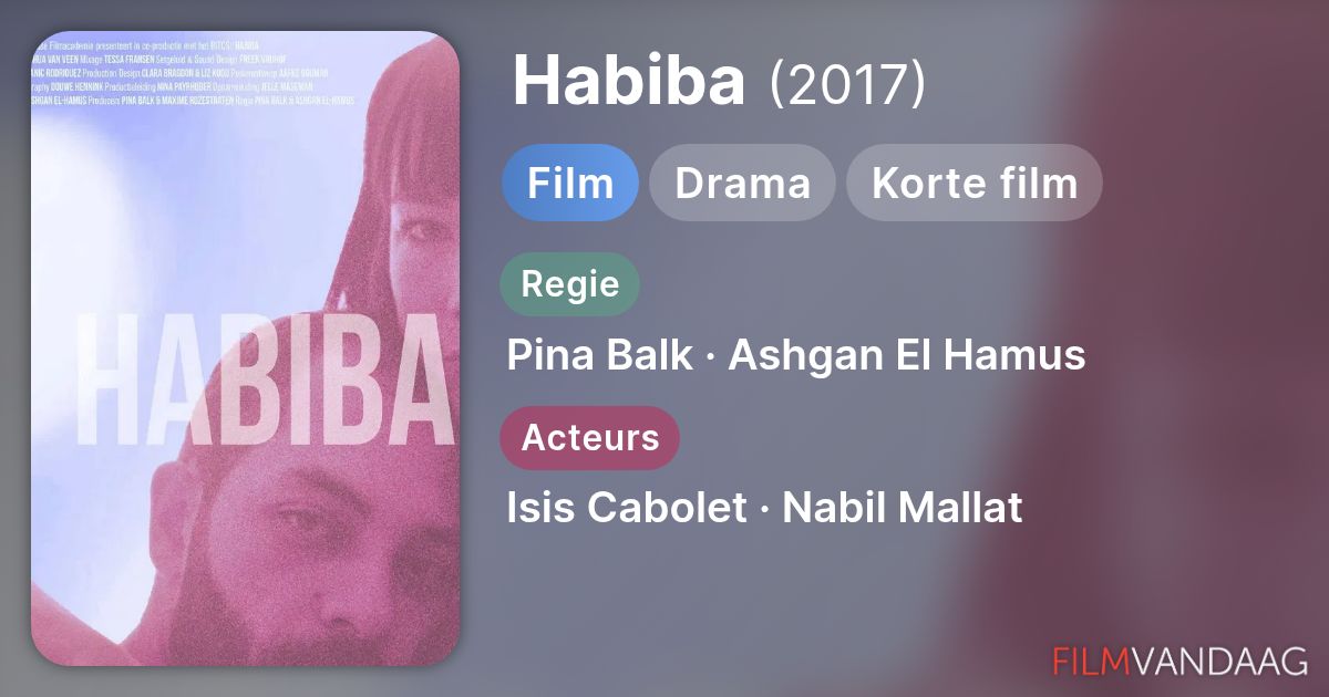 Habiba (film, 2017) kopen op dvd of blu-ray - FilmVandaag.nl