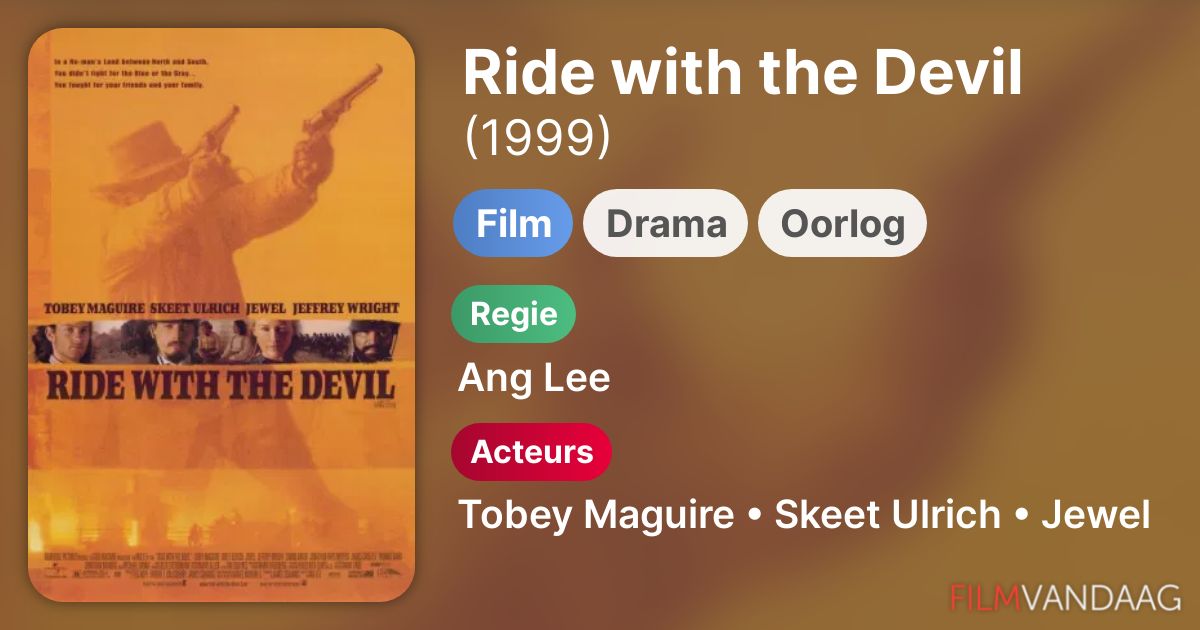 Ride with the Devil (film, 1999) - FilmVandaag.nl