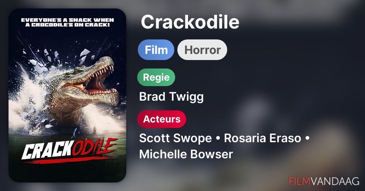 Crackodile (film) - FilmVandaag.nl