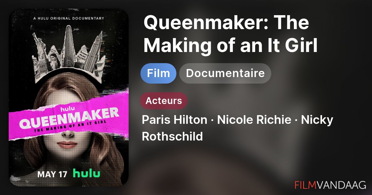 Queenmaker: The Making of an It Girl (film, 2023) - FilmVandaag.nl