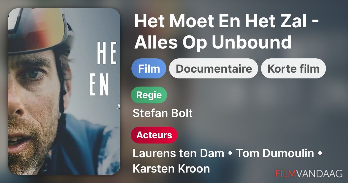 Het Moet En Het Zal - Alles Op Unbound (film, 2023) - FilmVandaag.nl