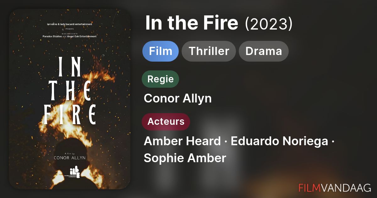 In the Fire (film, 2023) - FilmVandaag.nl