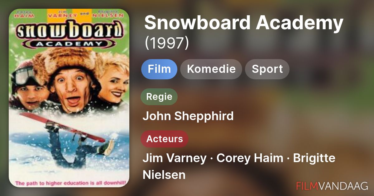 Snowboard Academy (film, 1997) - FilmVandaag.nl