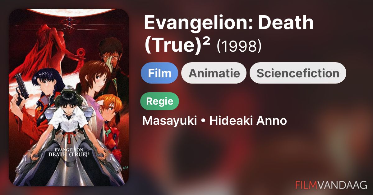 Evangelion: Death (True)² (film, 1998) Nu Online Kijken - FilmVandaag.nl