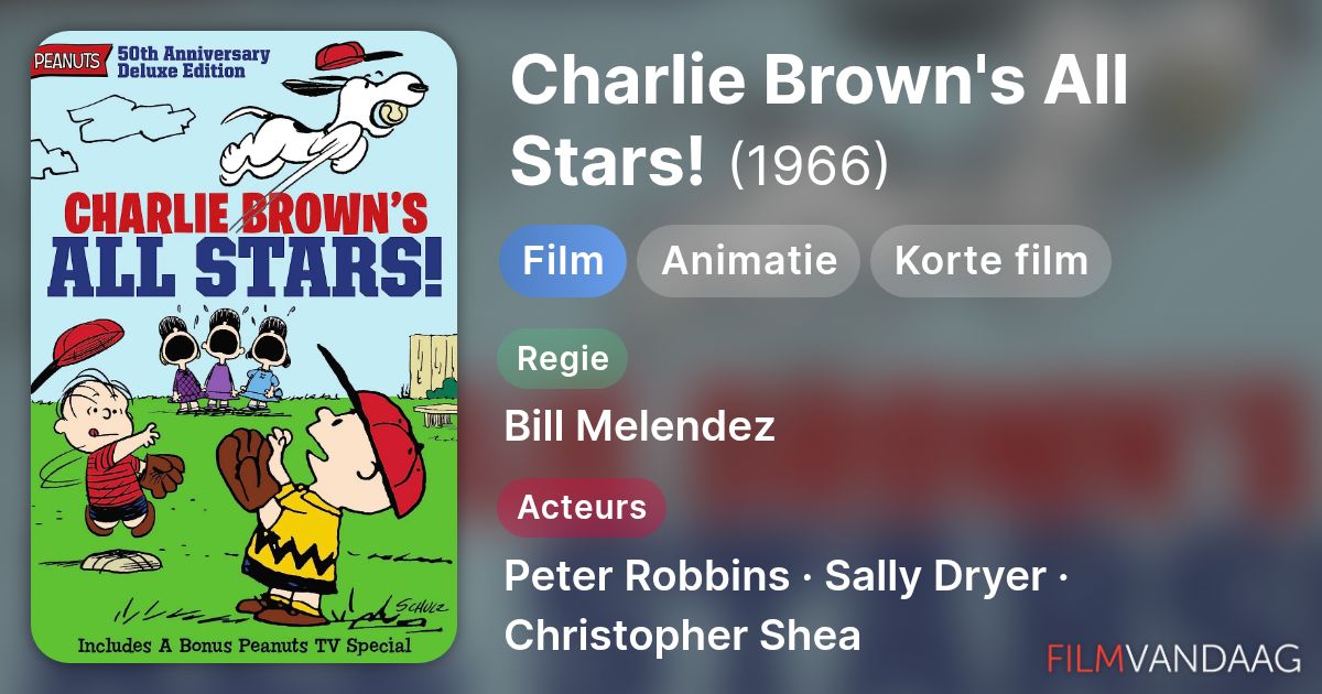 Charlie Brown's All Stars! (film, 1966) - FilmVandaag.nl