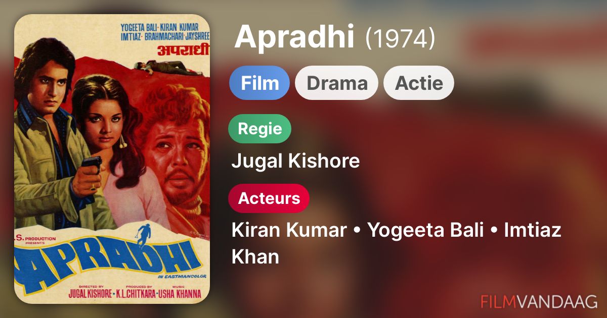 Apradhi (film, 1974) - FilmVandaag.nl