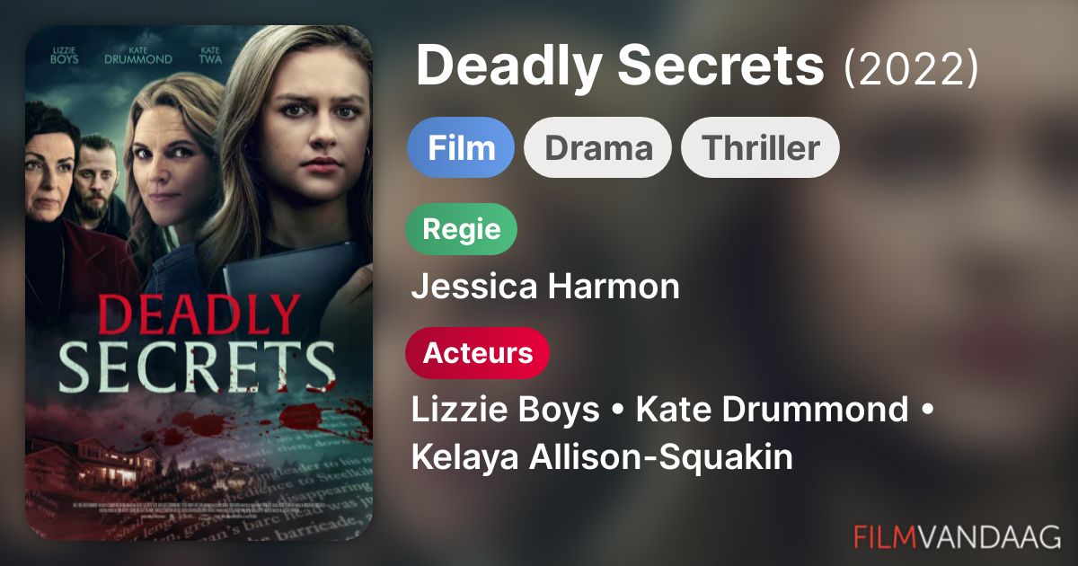 Deadly Secrets (film, 2022) - FilmVandaag.nl