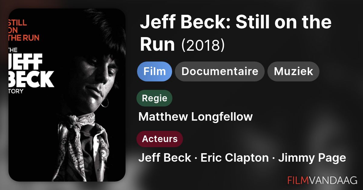 Jeff Beck: Still on the Run (film, 2018) - FilmVandaag.nl