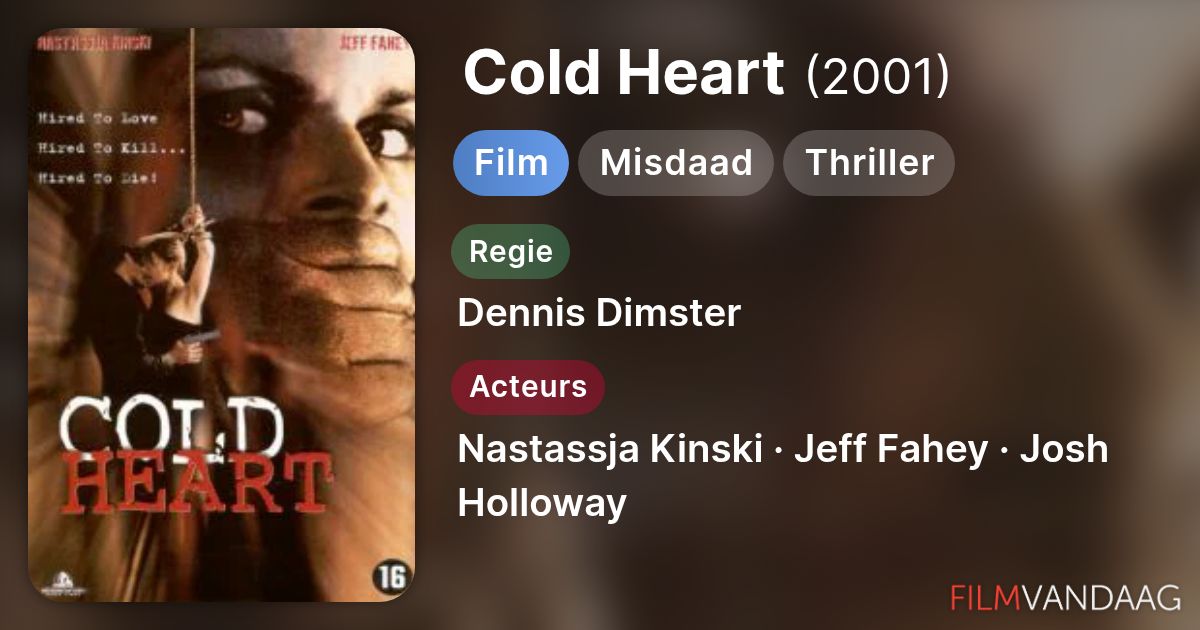 Cold Heart (film, 2001) - FilmVandaag.nl