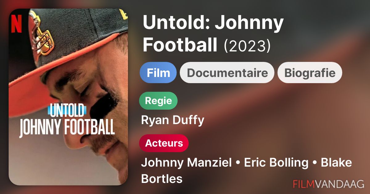 Untold: Johnny Football (film, 2023) - FilmVandaag.nl