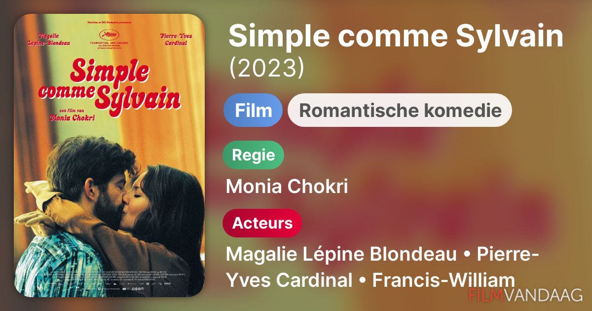 Simple comme Sylvain (film, 2023) - FilmVandaag.nl