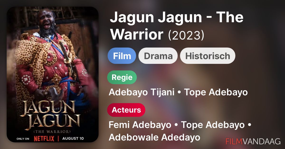 Jagun Jagun - The Warrior (film, 2023) - FilmVandaag.nl