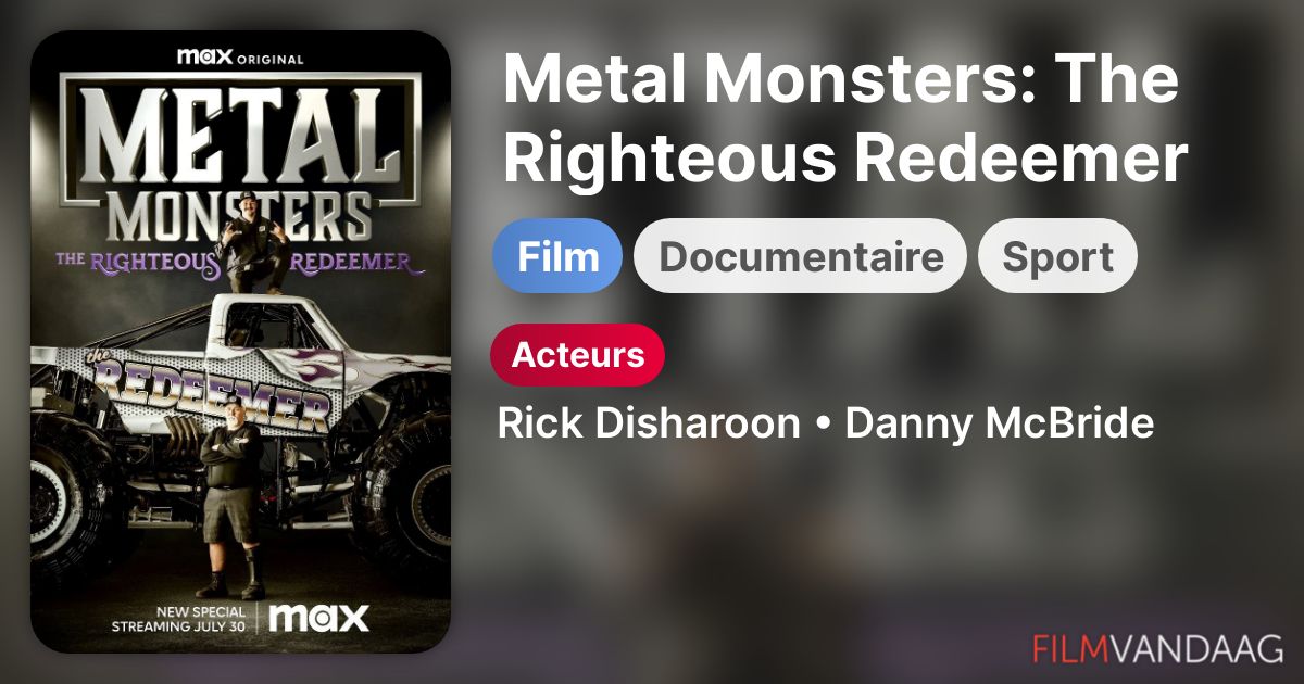 Metal Monsters: The Righteous Redeemer (film, 2023) kopen op dvd of blu ...