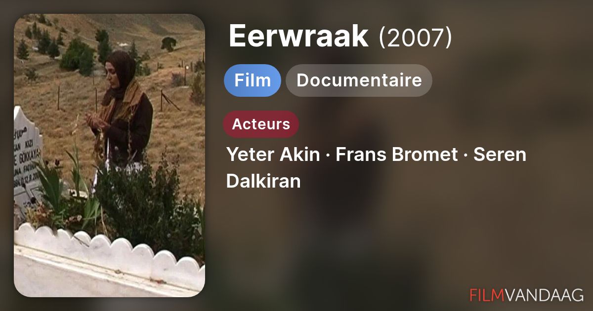 Eerwraak (film, 2007) - FilmVandaag.nl