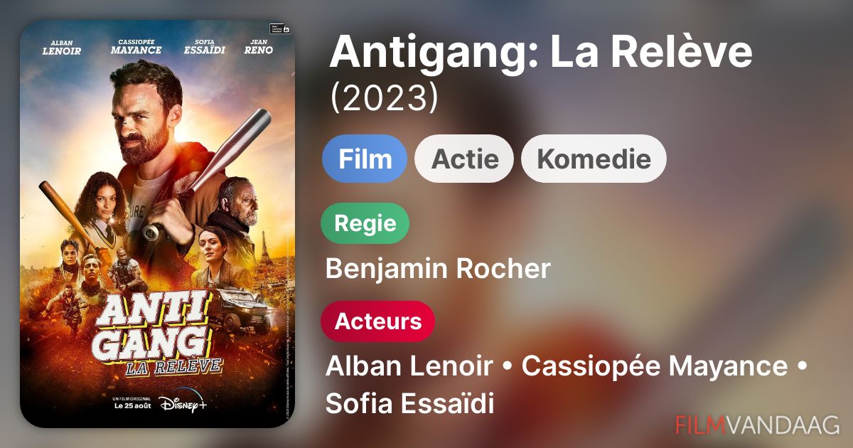 Antigang: La Relève (film, 2023) - FilmVandaag.nl