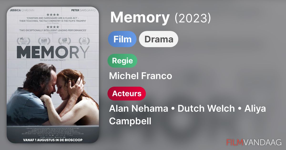 Memory (film, 2023) - FilmVandaag.nl